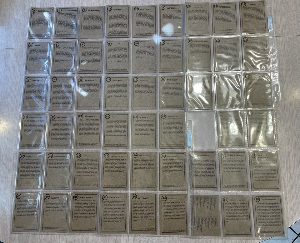 MARVEL SUPERHEROES FIRST ISSUE COVERS CARD SET - 53 CARDS NM/MT NEW! | eBay