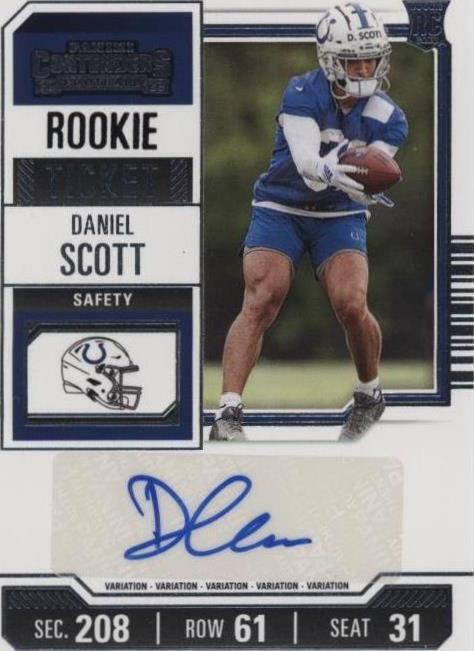 2023 Panini Contenders - Rookie Ticket Variation Daniel Scott #177 (AU ...