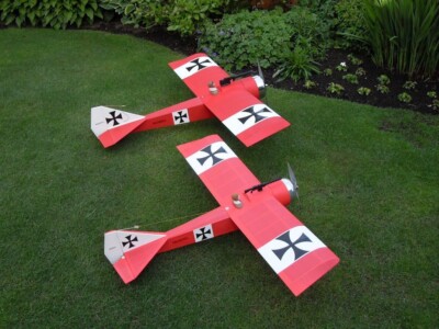 Flair Atilla - 46" RC WW1 period model aircraft - Laser-cut Balsa Wing ...
