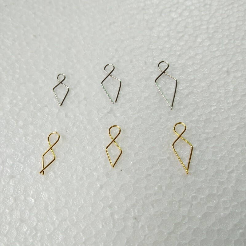 100pcs Fishtail Fork Pins Chandelier Crystal Lighting Hooks Connector ...