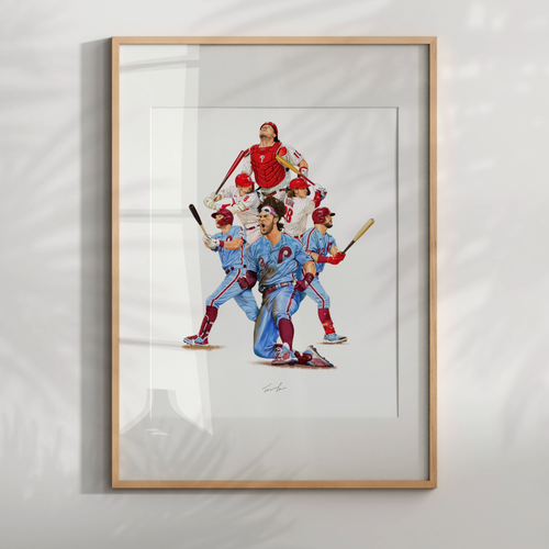 Philadelphia Phillies 2022 Hitters 8x10 Print Poster Art Harper ...