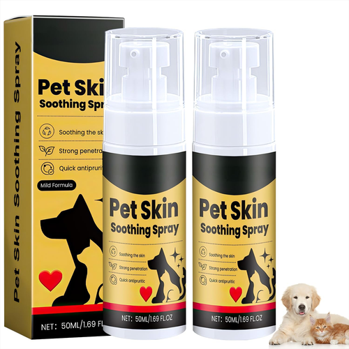 2Pc Pet Skin Treatment Spray for Dogs and Cats - Nature Soothing ...
