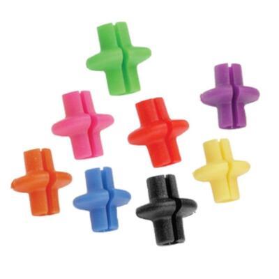 2 PACK - BLUE - Pine Ridge SLOTTED KISSER BUTTON BUTTONS SOFT CLAMP ON ...