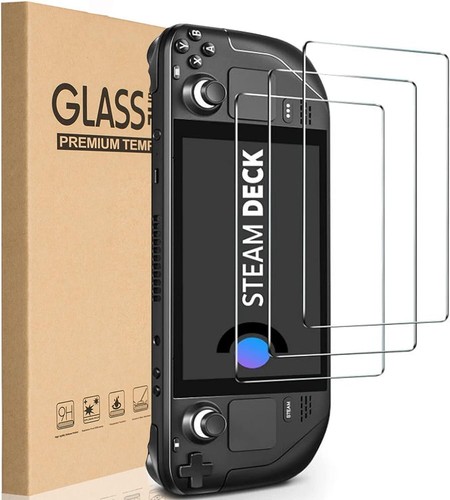 HEYUS [3 Pack] Screen Protector Steam Deck, Tempered Glass Screen ...