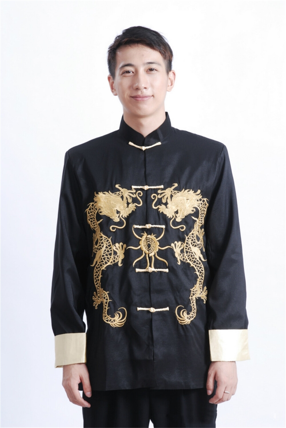 Chinese Traditional Clothes Tai Chi Wing Chun Kung Fu Long Sleeves Tang ...