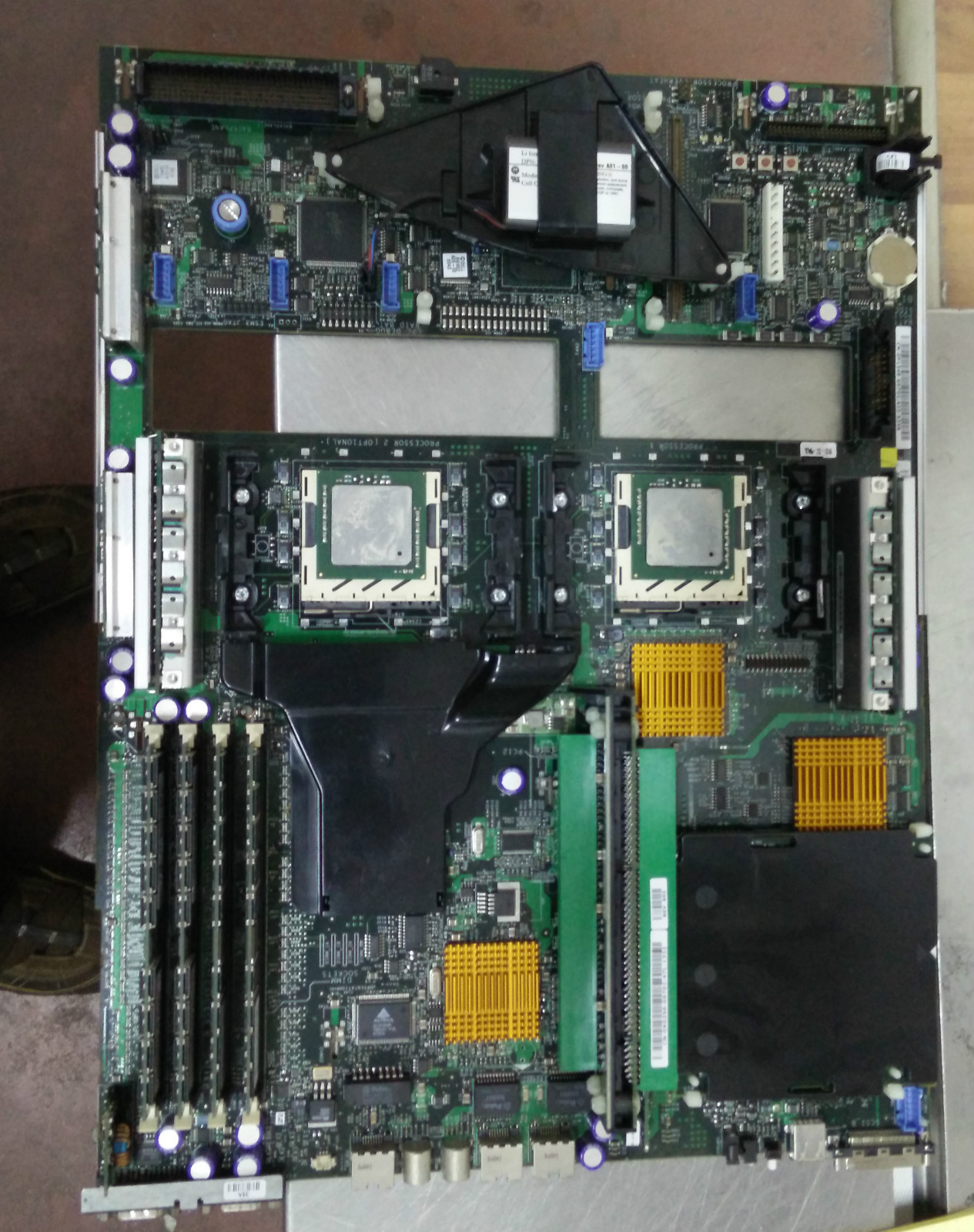 Dell Poweredge 1750 P1348 Server Board w/Dual 3.066GHz CPUs 4GB Backup ...
