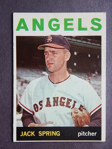 Jack Spring #71 Topps 1964 Baseball Card (Los Angeles Angels) *VG | eBay UK