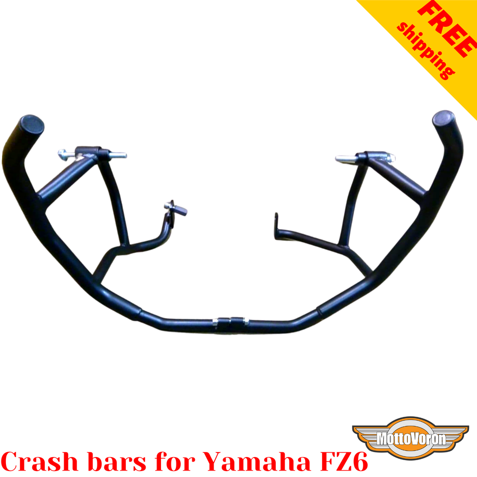 For Yamaha FZ6 Crash bars FZ6N Engine guard Fazer FZ6 S2 FZ6-S, Free ...