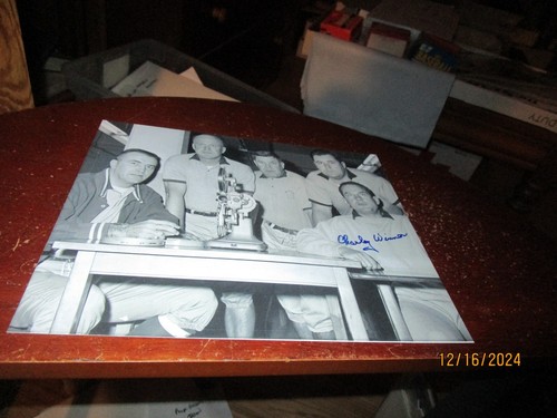 Charley Winner Baltimore Colts 1950's 60's Coach Signed 8X10 Football ...