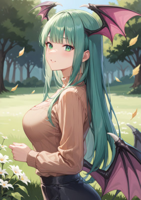 Morrigan Aensland Vampire Fan Art A4 Poster Succubus Princess Queen ...