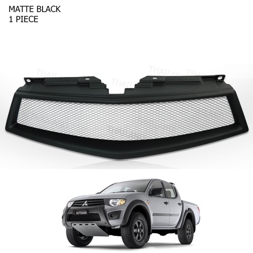 2009 10 12 13 Front Grill Grille Net Black Trim 1 Pc For Mitsubishi ...