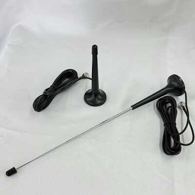 2x Small Retractable Antenna - 35mi Range - Great for Areas w/ Strong ...
