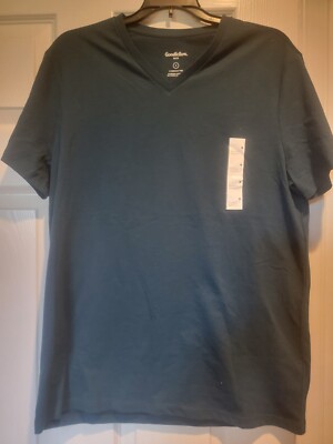 Men's V-Neck Casual Size: M Brand: Goodfellow & Co. Color: Blue NEW w ...
