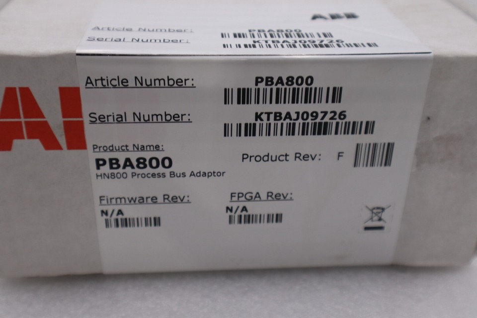 NEW SEALED ABB PBA800 Symphony Plus Process Bus Adapter Rev F STOCK K ...