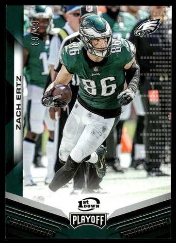 2019 Playoff -#104 Zach Ertz 1st Down /99 Eagles | eBay