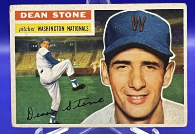 1956 Topps Dean Stone #87 Washington Nationals (Gray Back) | eBay