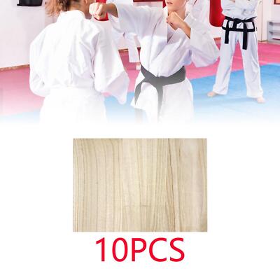 10 Pieces Wood Breaking Boards Taekwondo Breaking Boards for Kids ...