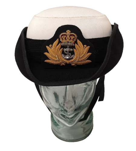 British Royal Navy WRNS Women's Officers / CPO / PO Tricorne Dress Cap ...