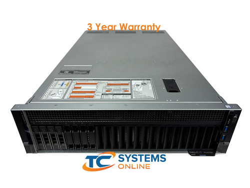 Dell R940 8SFF 4xGold 6140 2.3GHZ=72cores 1024GB 4x1.2TB 12G SAS H730P ...
