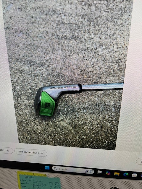 Square Strike Golf Club 45 Degrees Chipper Green Wedge Steel | eBay
