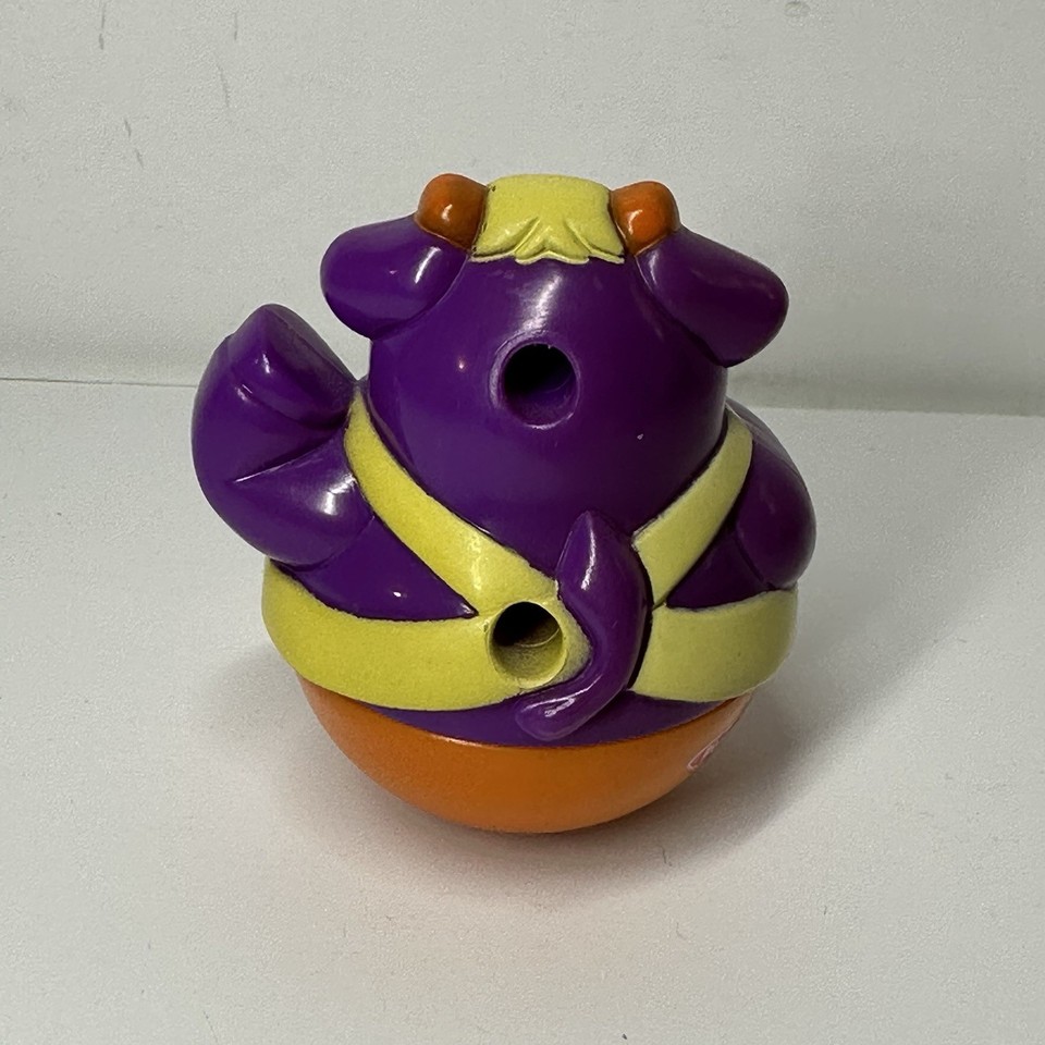Vintage 2003 Playskool Weeble Wobble Purple Cow Barn Dance | eBay