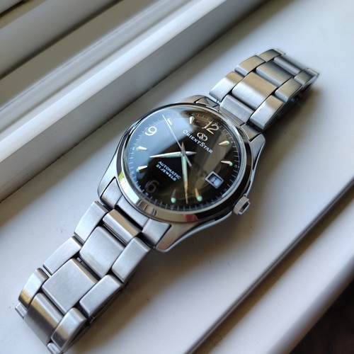 Orient Star 597202-70 Automatic Black Dial Explorient 34mm FOR REPAIR ...