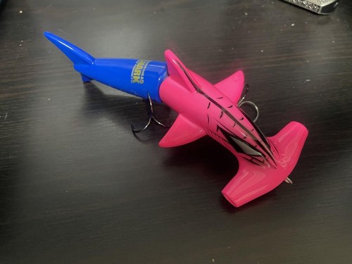 Hammerhead Shark Frog Used Fish Lure Tackle Box Storage | eBay