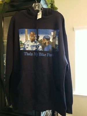 DEEBO My BIKE Punk Friday Movie Hoodie Navy Size XL Nocturnal Pullover ...