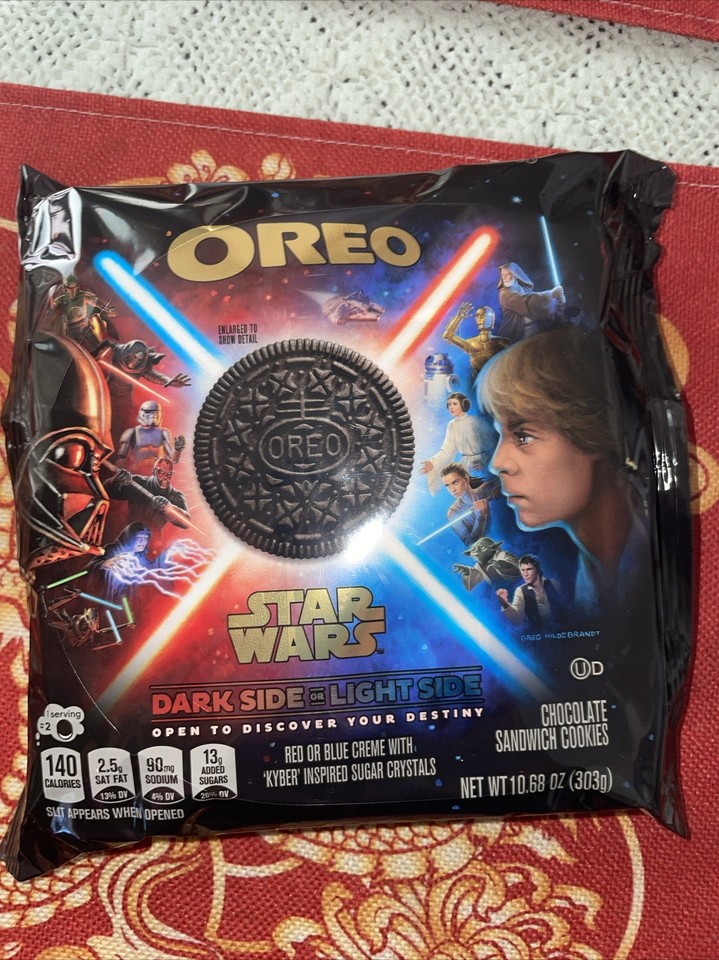 SPECIAL- 10 "LIGHT BLUE SIDE" Star Wars-Limited Edition "OREO" Cookies ...