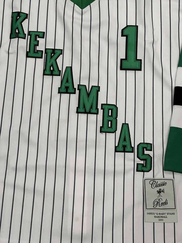 Classic Reels- Men's White G-Baby Hardball Classic Reels Movie Jersey ...