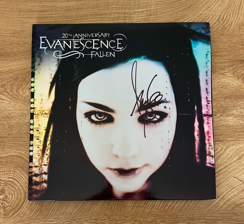 * AMY LEE * signed vinyl album * EVANESENCE * FALLEN * 20TH ANNIVERSARY ...