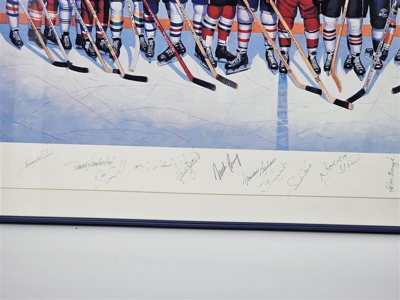 500 GOAL CLUB 23x38 SIGNED LITHO 16 SIGNATURES | eBay