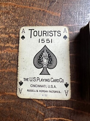 Rare Tourists 1551 US Playing Card Co. Russell & Morgan | eBay