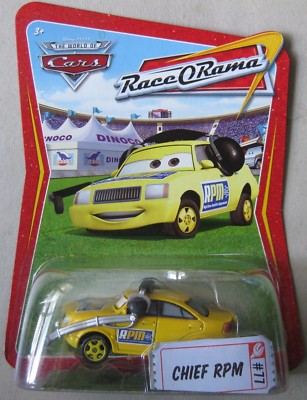 Disney PIXAR Cars Race O Rama CHIEF RPM #77 | eBay