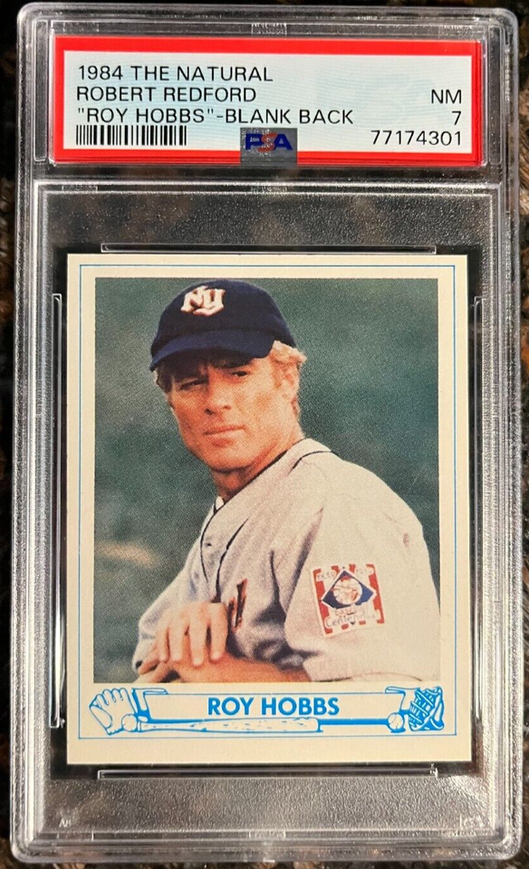 1984 The Natural Robert Redford Roy Hobbs Prop Baseball Blank Back PSA ...
