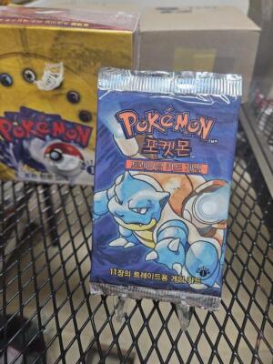 Unopened 1999 Pokemon Card Game Expansion Pack 1 Pack Korean ver Base ...