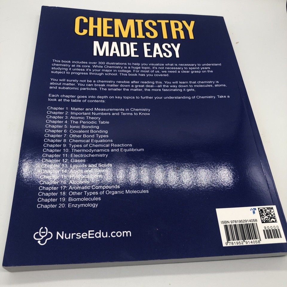 Chemistry Made Easy: An Illustrated Study Guide For Students To Easily ...