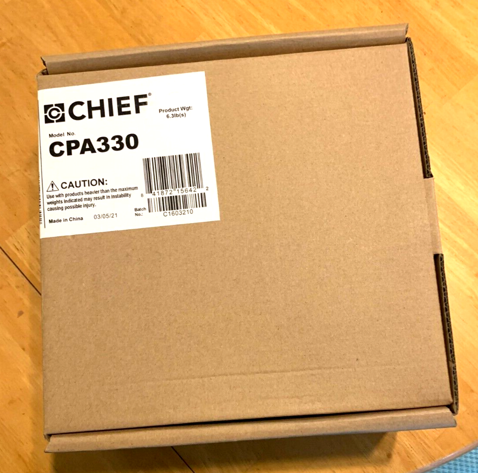 Chief CPA330 Pin Connection Offset Ceiling Plate 500lb Weight Capacity ...