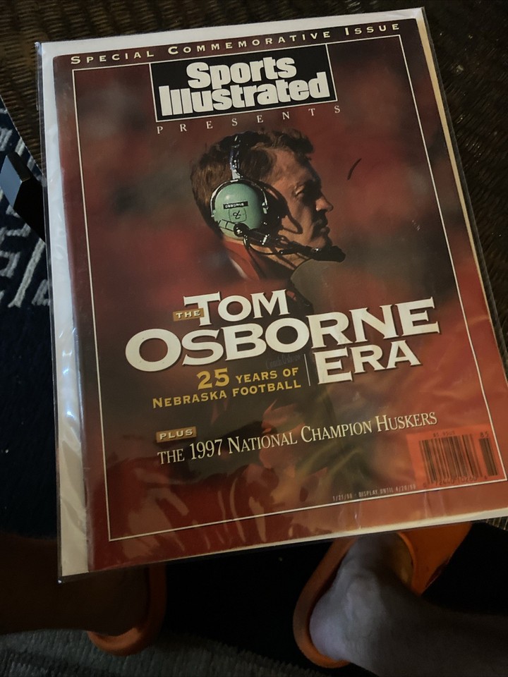 Sports Illustrated Tommie Frazier, Tom Osborne, 1995, 1996,1997 ...