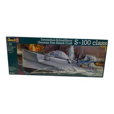 Revell S-100 Class Deutsches Schnellboot German Fast Attack Craft 1/72 ...