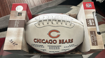 Chicago Bears Collectible Full Size Football, NFL | eBay