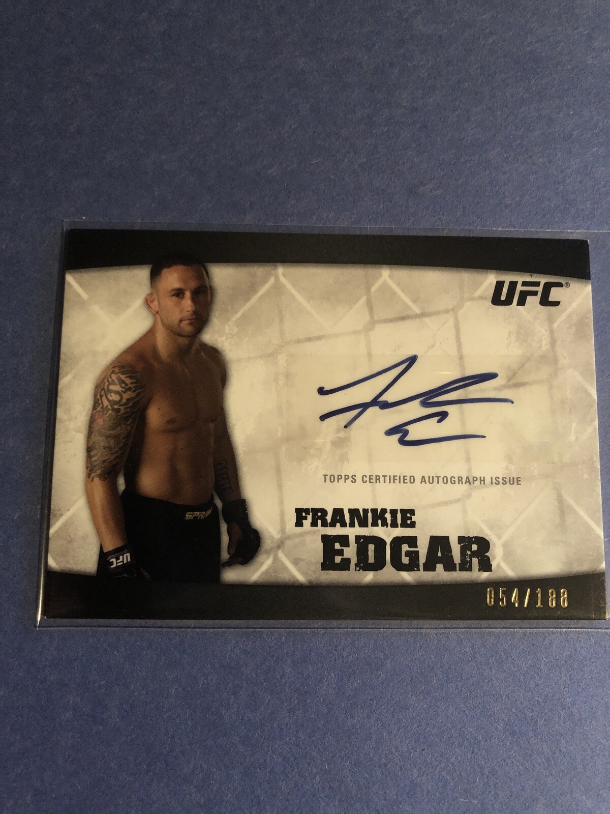 2010 Topps UFC Knockout - Fighter Autographs #A-FE Frankie Edgar /188 ...