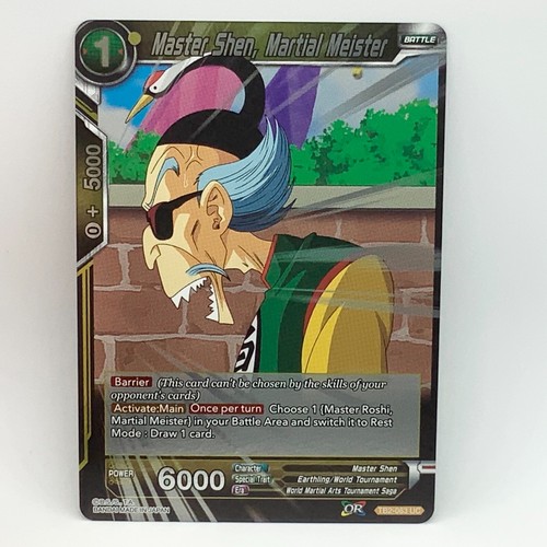 Master Shen, Martial Meister - TB2-057 UC Foil - Dragon Ball Super Card ...