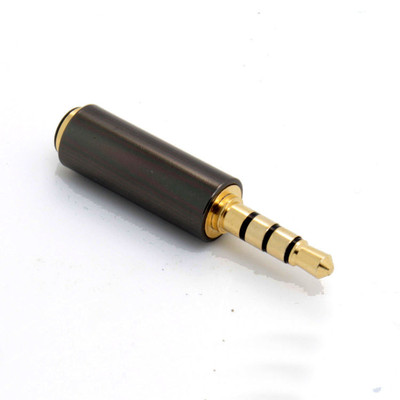 3.5mm Jack OMTP to CTIA Earphone Converter Connector Black | eBay