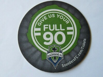 Beer Coaster ~ 2011 BUDWEISER Give Us Seattle Sounders Full 90 ~ Grab ...