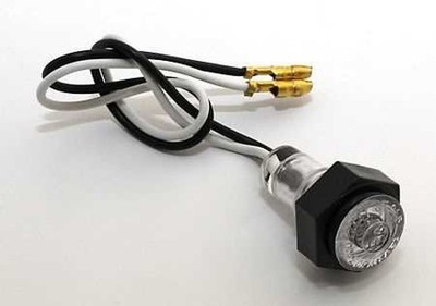 Mini universal LED Standlicht Positionslicht 15mm rund z. schrauben KFZ ...