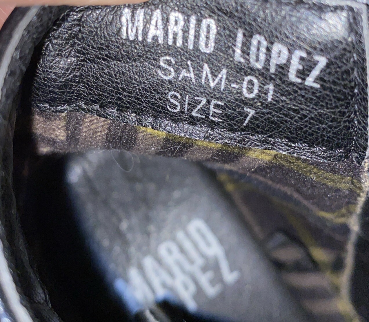 Mario Lopez Men’s Black Boots Wingtip Size 7 Great Shape | eBay