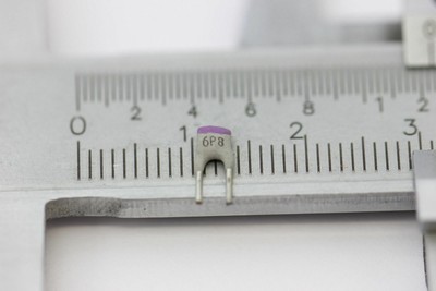 CERAMIC CAPACITOR 6.8pF 100V NOS (New Old Stock) 10PC. CA18U1000F240715 ...