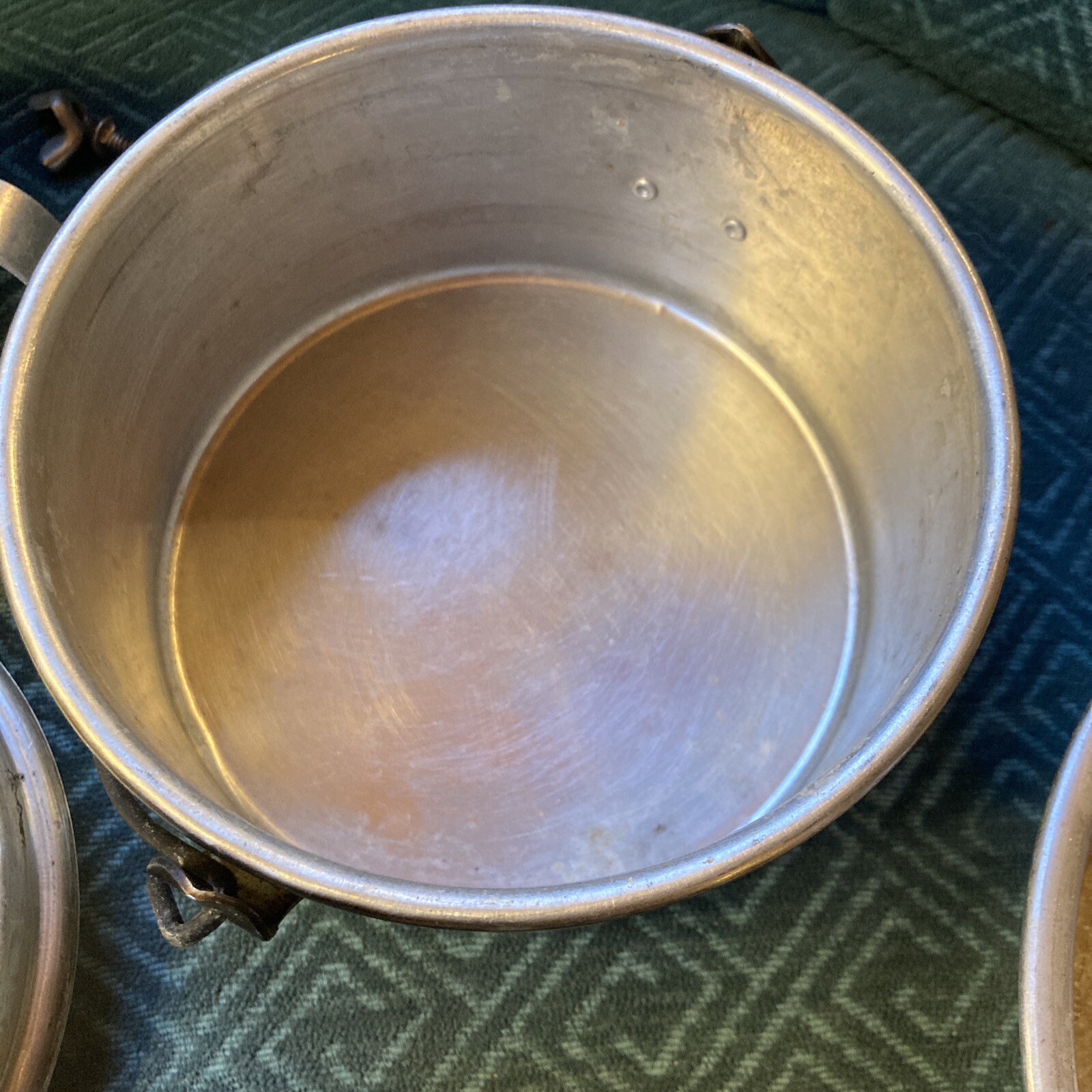 VNTG Palco 5 piece Camping Mess Kit Aluminum Pan Cooking Set w/spoon ...