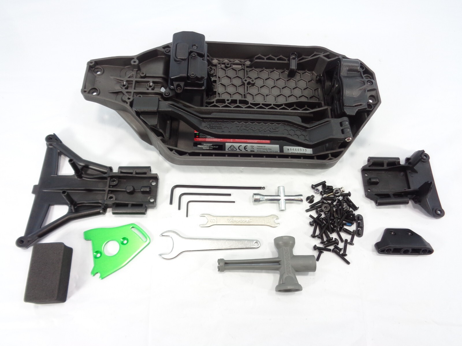 Traxxas Rustler 4x4 Ultimate Chassis Bulkheads Motor Mount Receiver Box ...